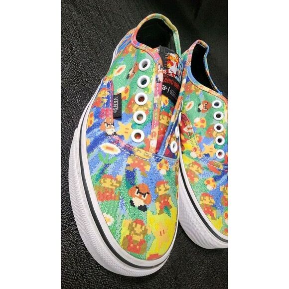 Vans | Shoes | Vans Authentic X Nintendo Super Mario Bros Tiedye 25 ...
